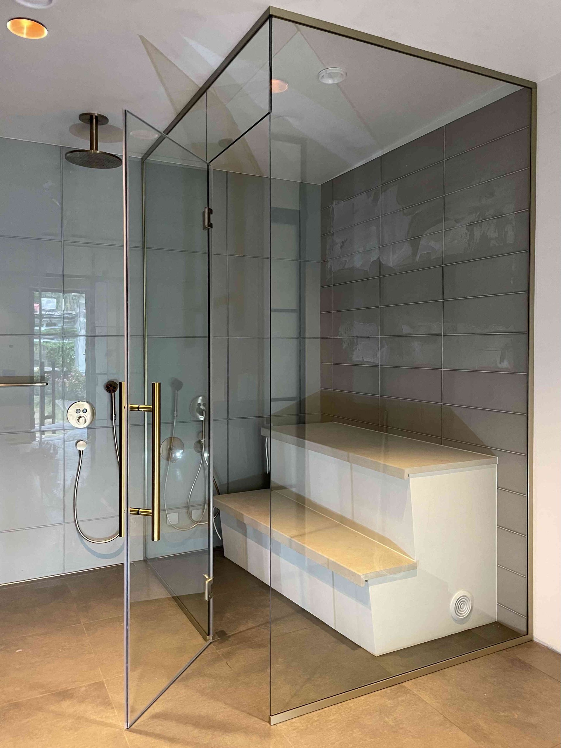 Saunaklaasid I klaasseinad ja uksed sauna | GLASSWORKS