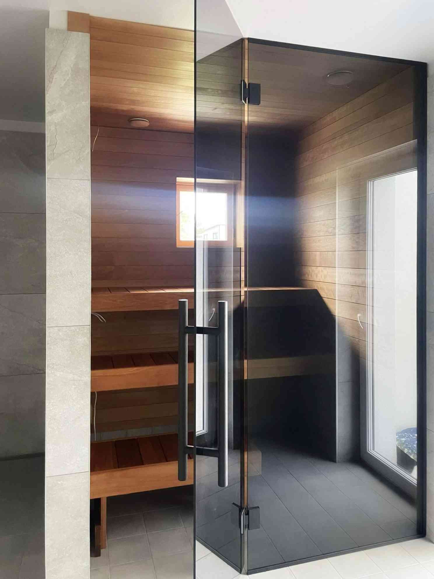 Saunaklaasid I klaasseinad ja uksed sauna | GLASSWORKS