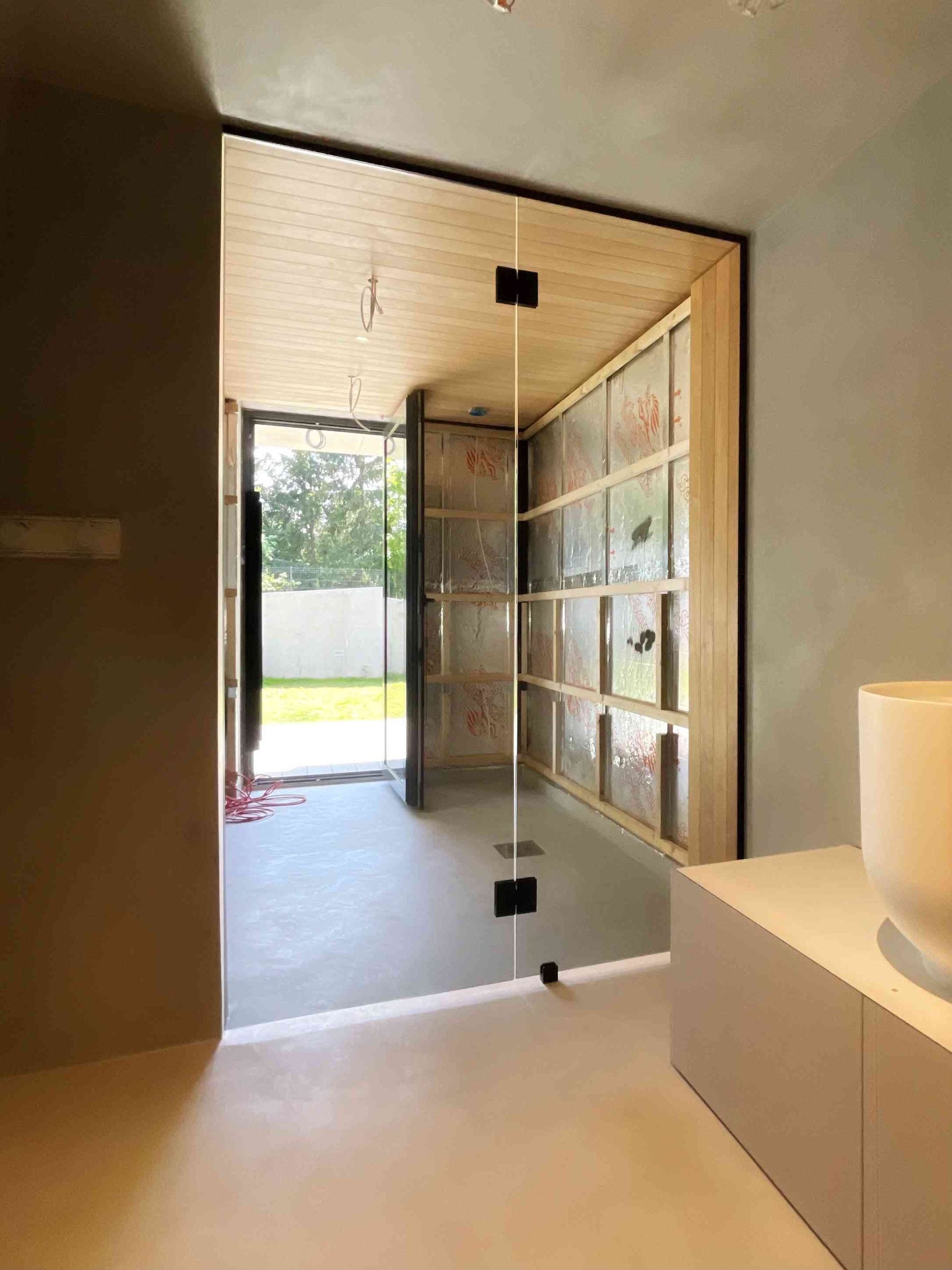 Saunaklaasid I klaasseinad ja uksed sauna | GLASSWORKS