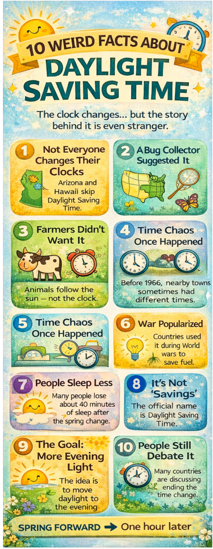 10 Weird Facts About Daylight Saving Time: A Real-Life Learning Opportunity