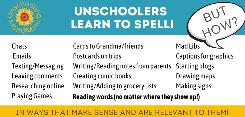 How Do Unschoolers Learn to Spell?