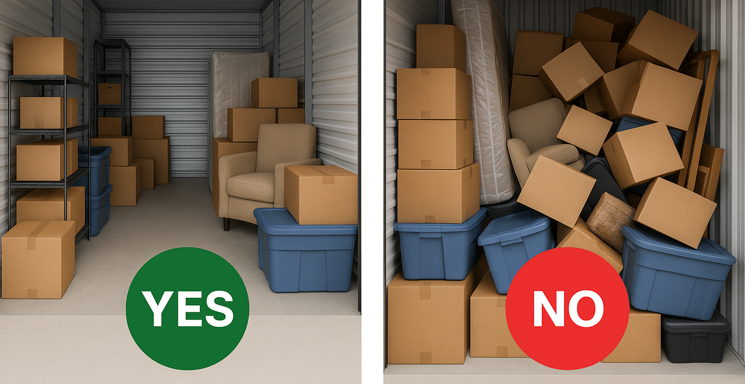 Avoiding Storage Unit Overpacking