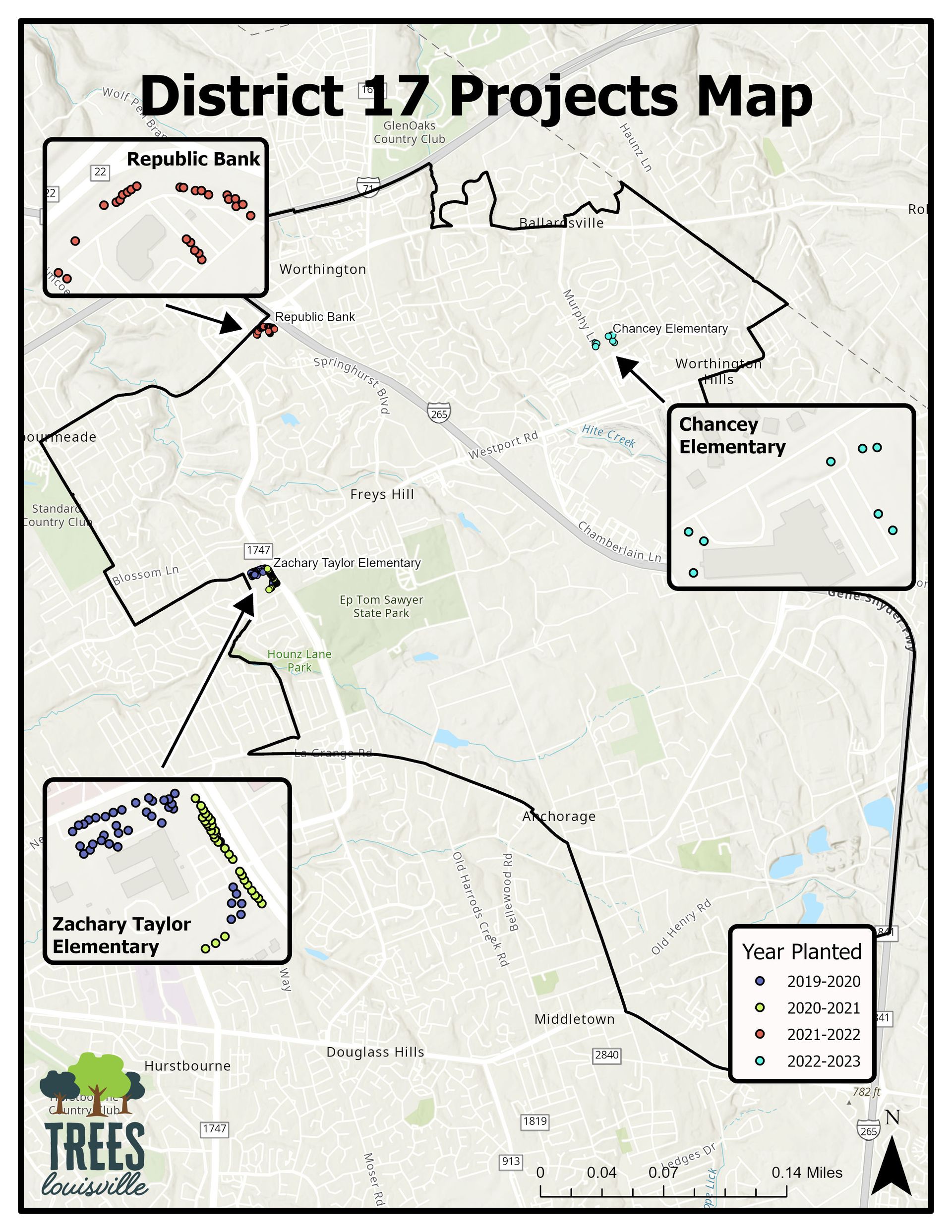 Special Projects Map
