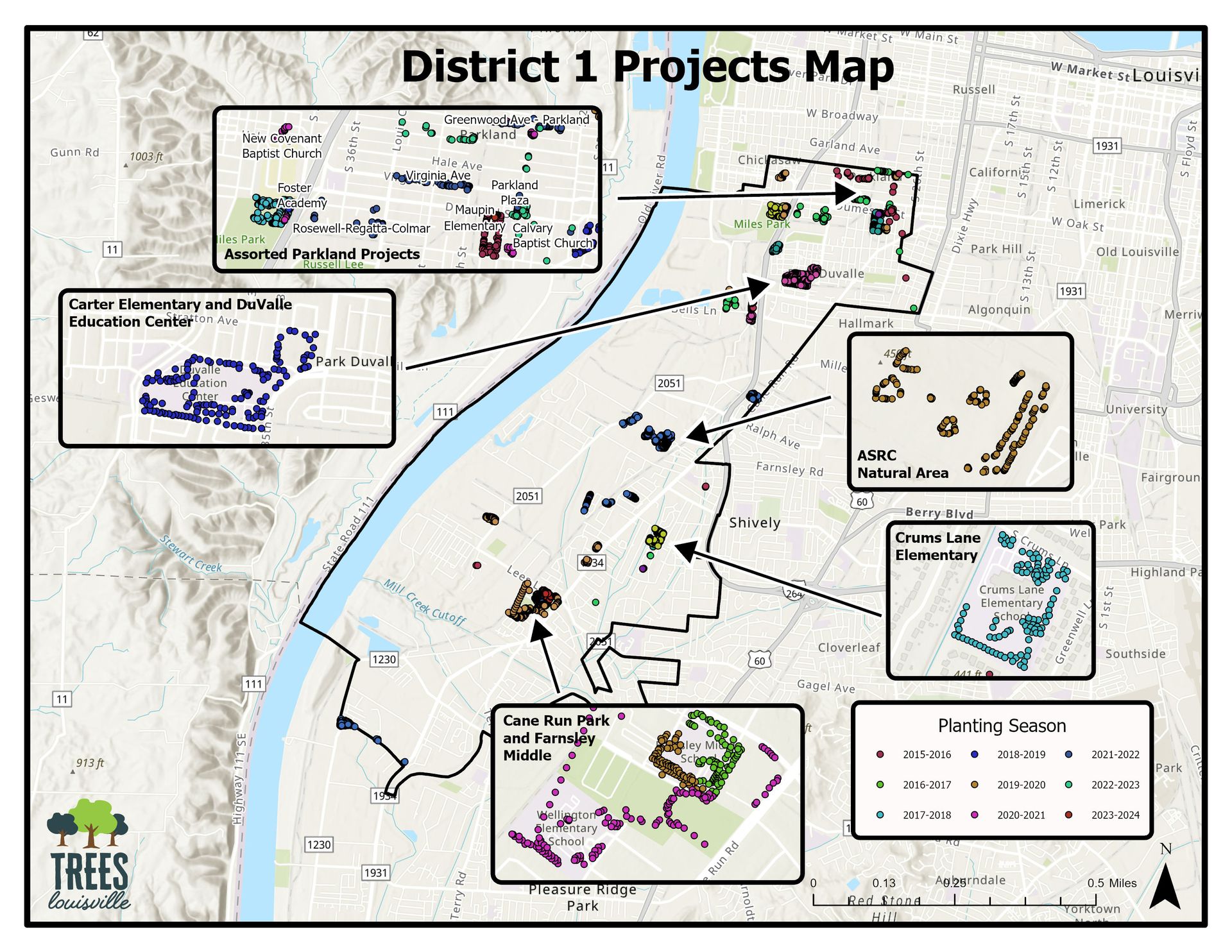Special Projects Map