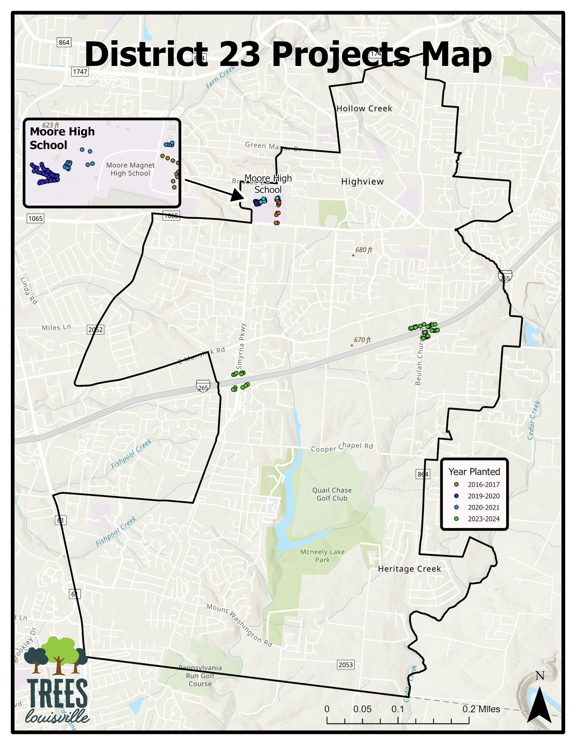 Special Projects Map