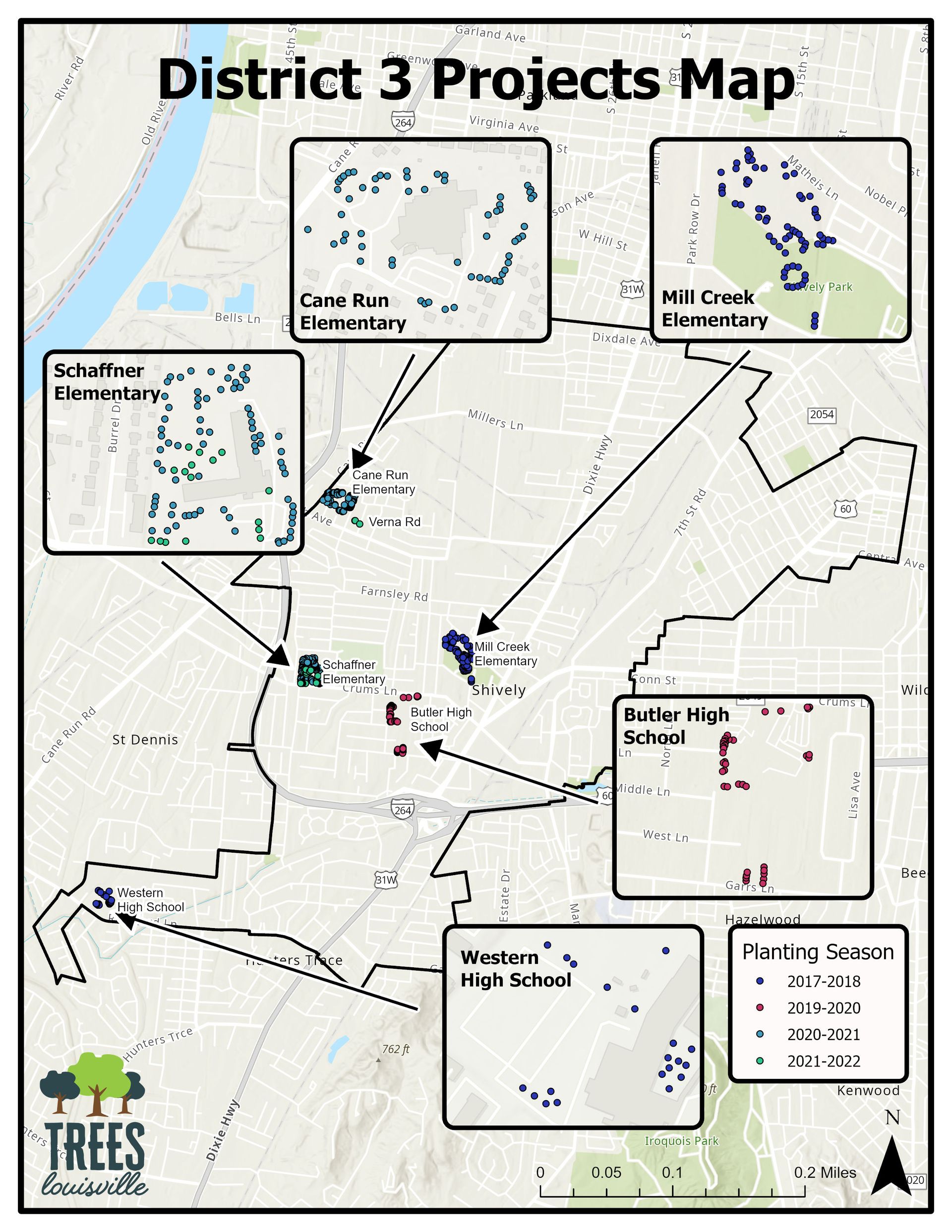 Special Projects Map