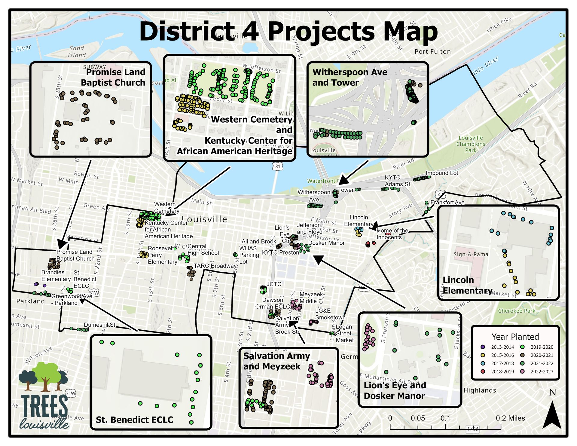 Special Projects Map