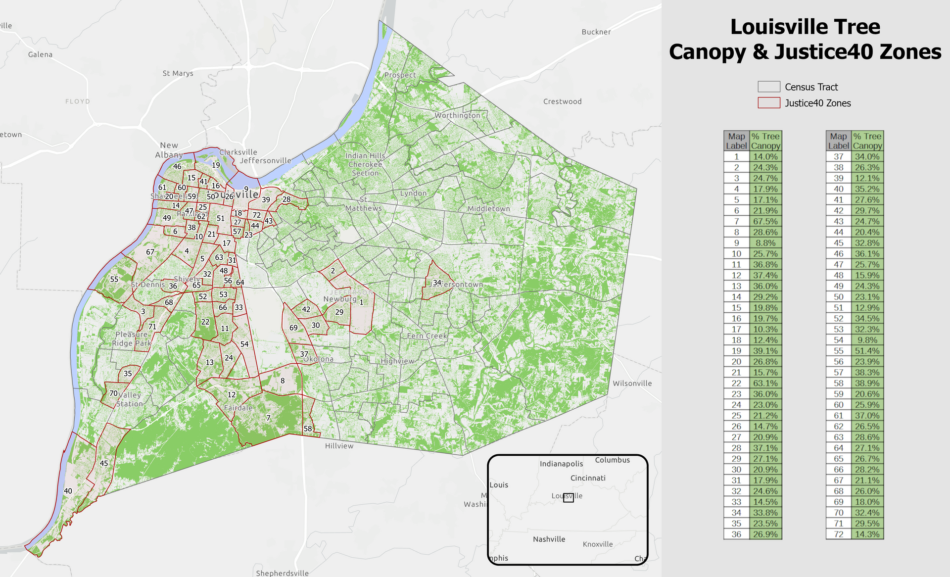 Special Projects Map