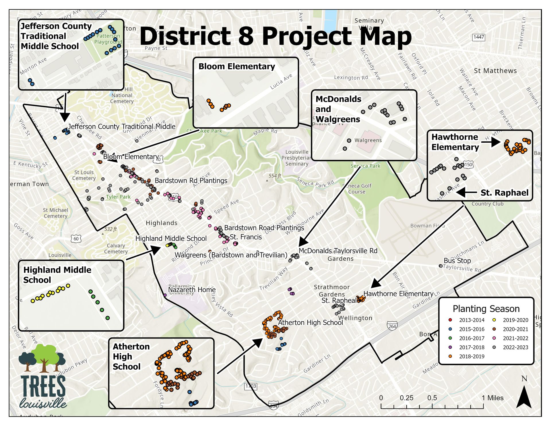 Special Projects Map