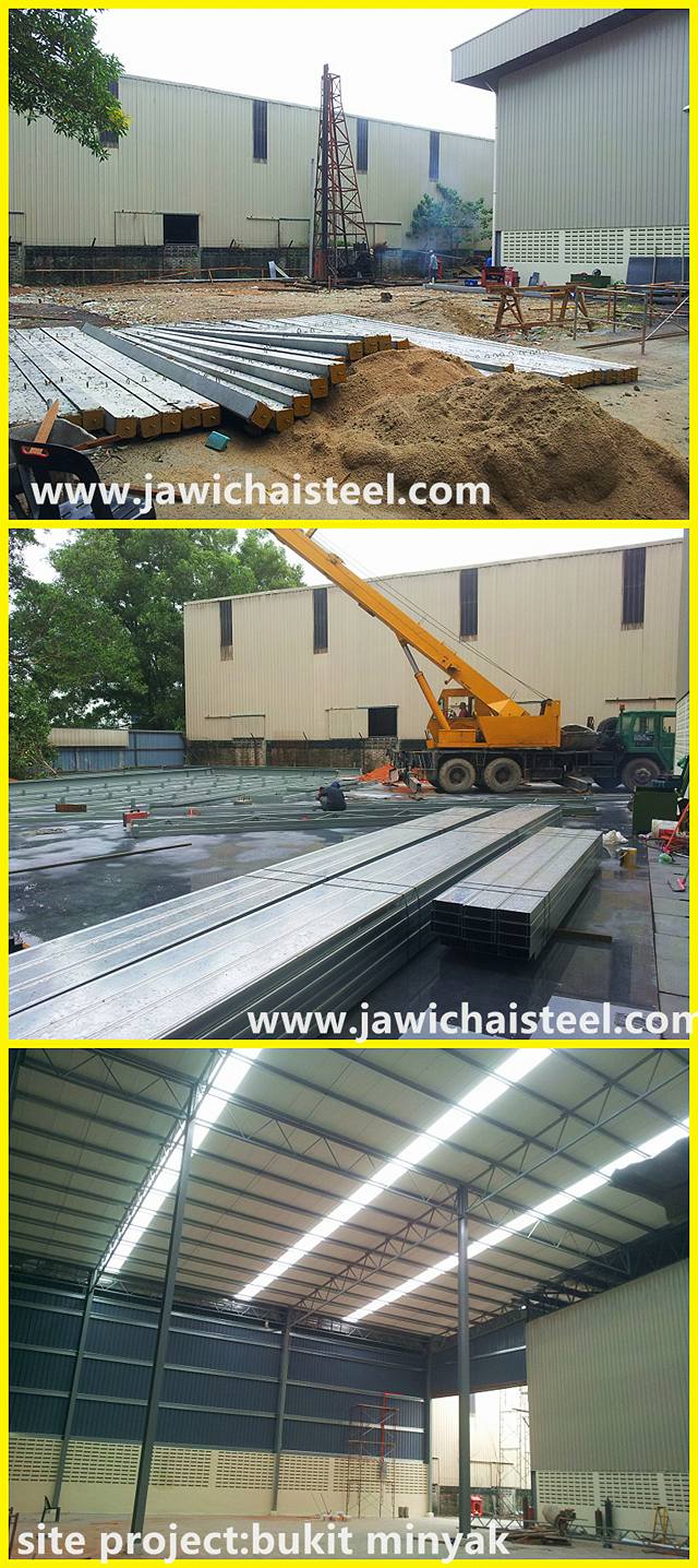 Before & After Installation Malaysia - Jawi Chai Steel Engineering