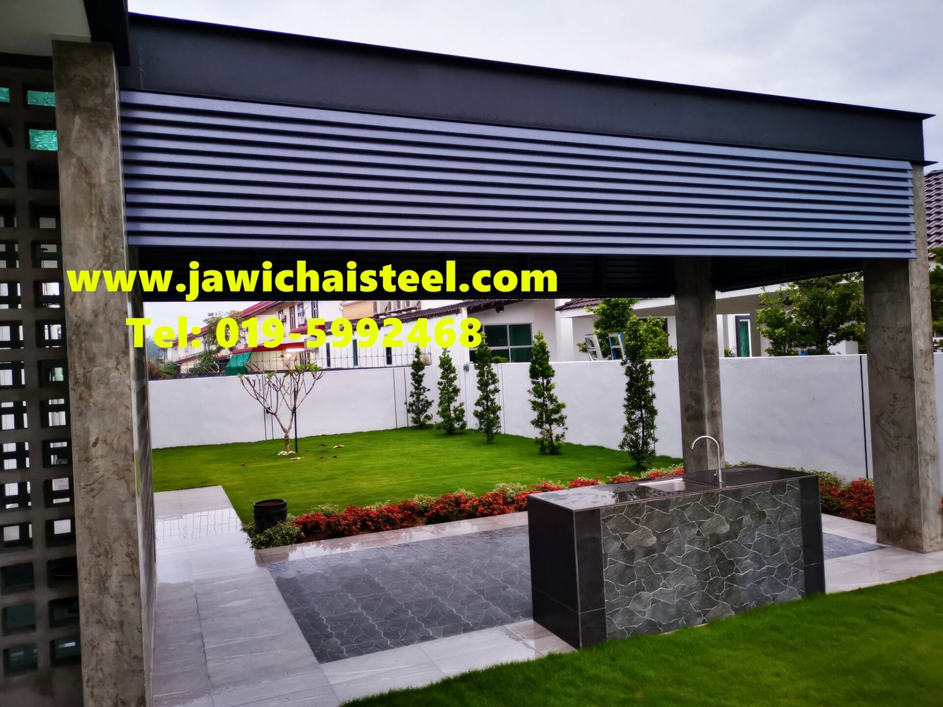 Aluminium Sun Louvers System Fabricators Malaysia - Jawi Chai Steel ...
