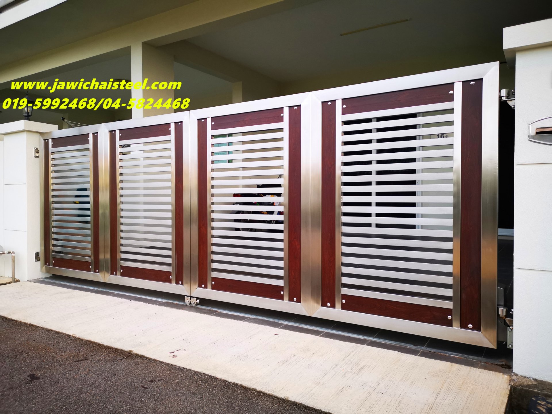 Auto Gate Door Fabricators Malaysia - Jawi Chai Steel Engineering