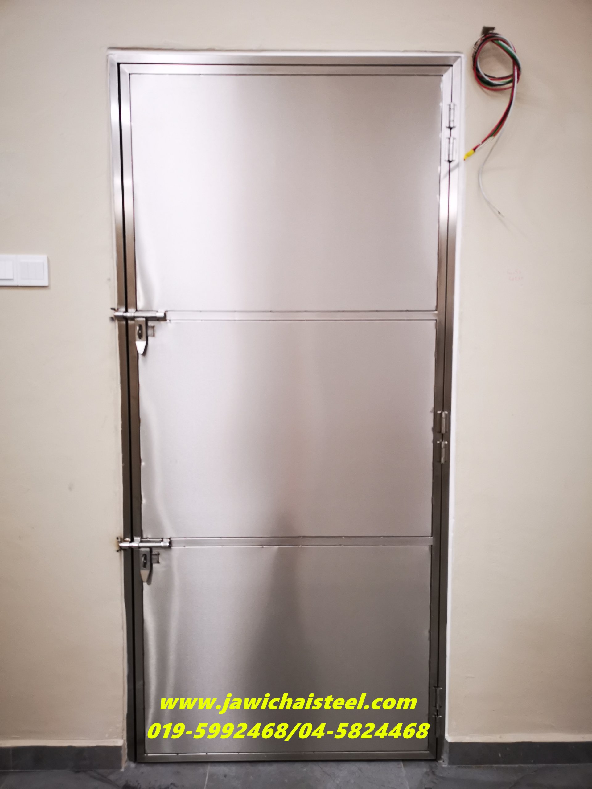 Safety Door & Back Door Fabricators Malaysia - Jawi Chai Steel Engineering