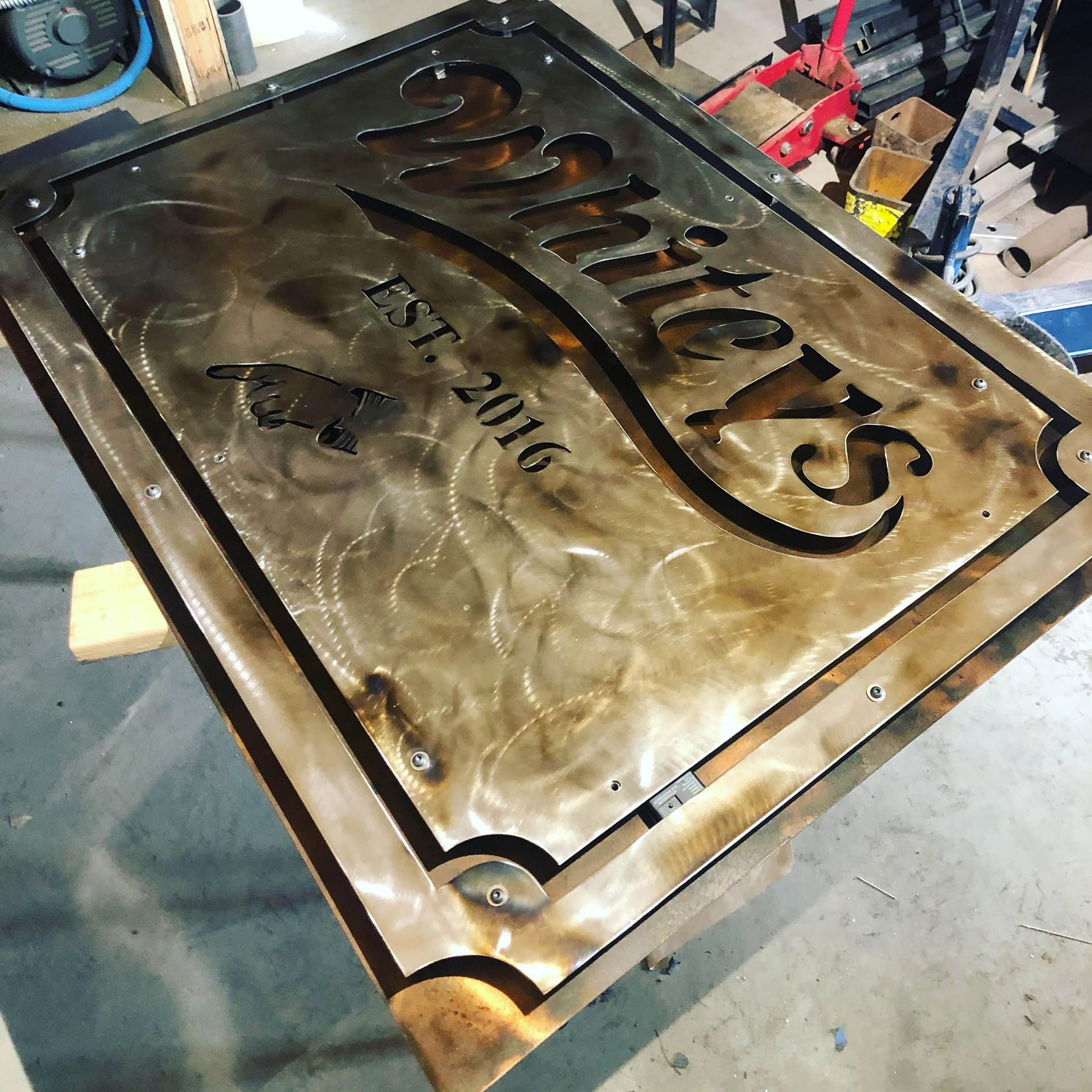 Sculptural Signage - Custom Signage Welding Great Falls