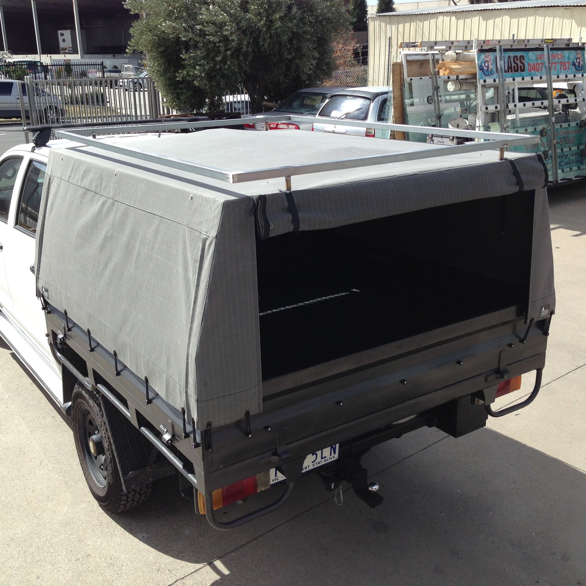 Custom Canvas Ute Canopies & Dog Box Covers Melbourne Upholsterer
