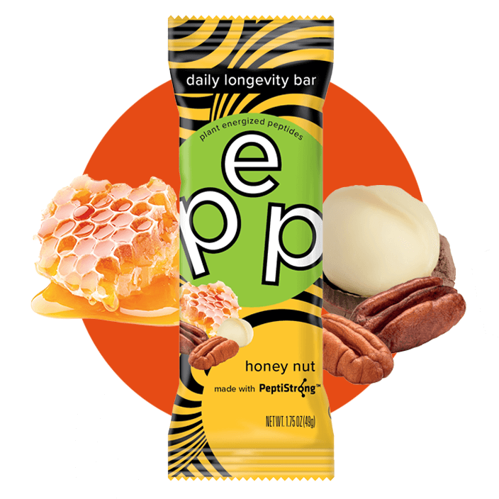 PEP | Daily Longevity Bar | Plant Energized Peptides