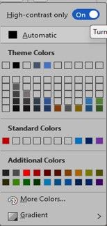 Microsoft 365 - New Themes and Colours