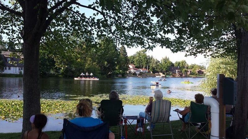 The Mill Pond & Shiawassee River of Linden, Michigan