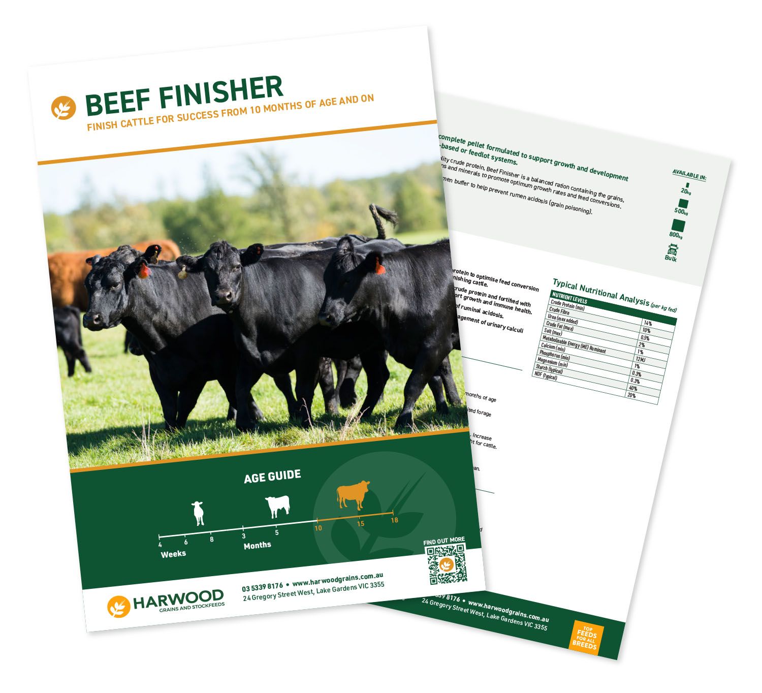 Beef Finisher | Complete Cattle Feed from Harwood Grains