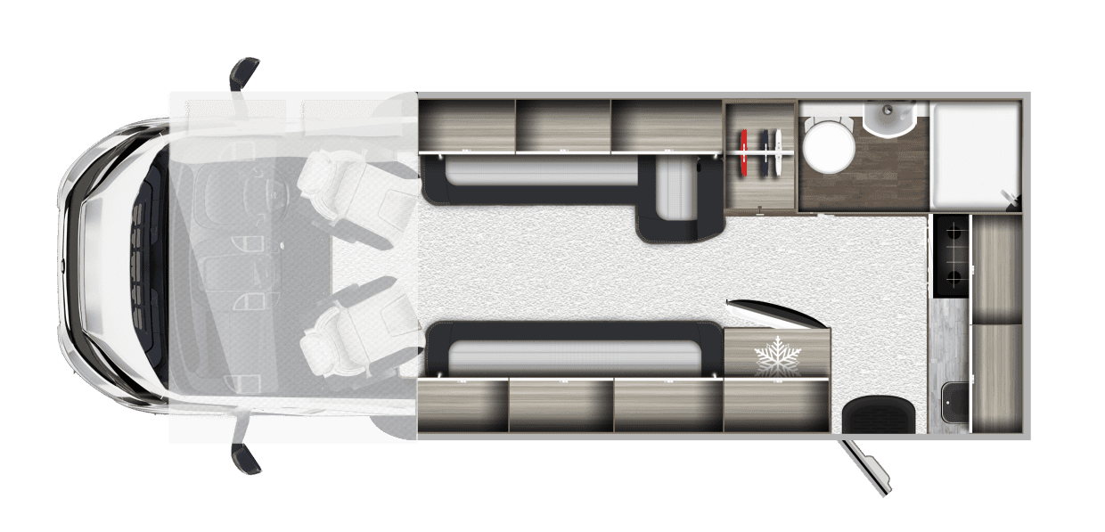 5 Berth Motorhome Rental - Expedition C72 - Wests Motorhome Hire UK