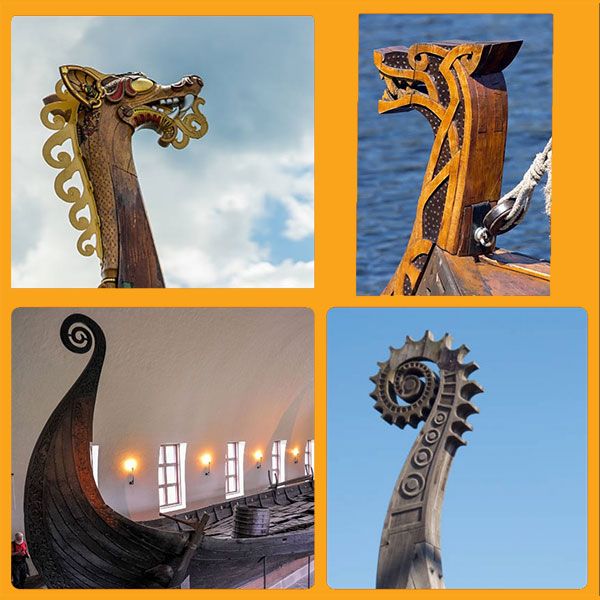 VIKING SHIP HEADS - SYMBOLS & THEIR MEANINGS