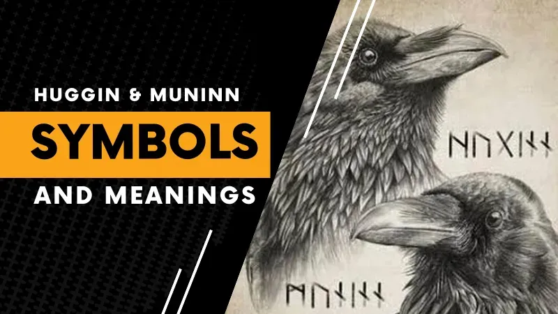 HUGINN & MUNINN - ODINN'S RAVENS - SYMBOLS & THEIR MEANINGS