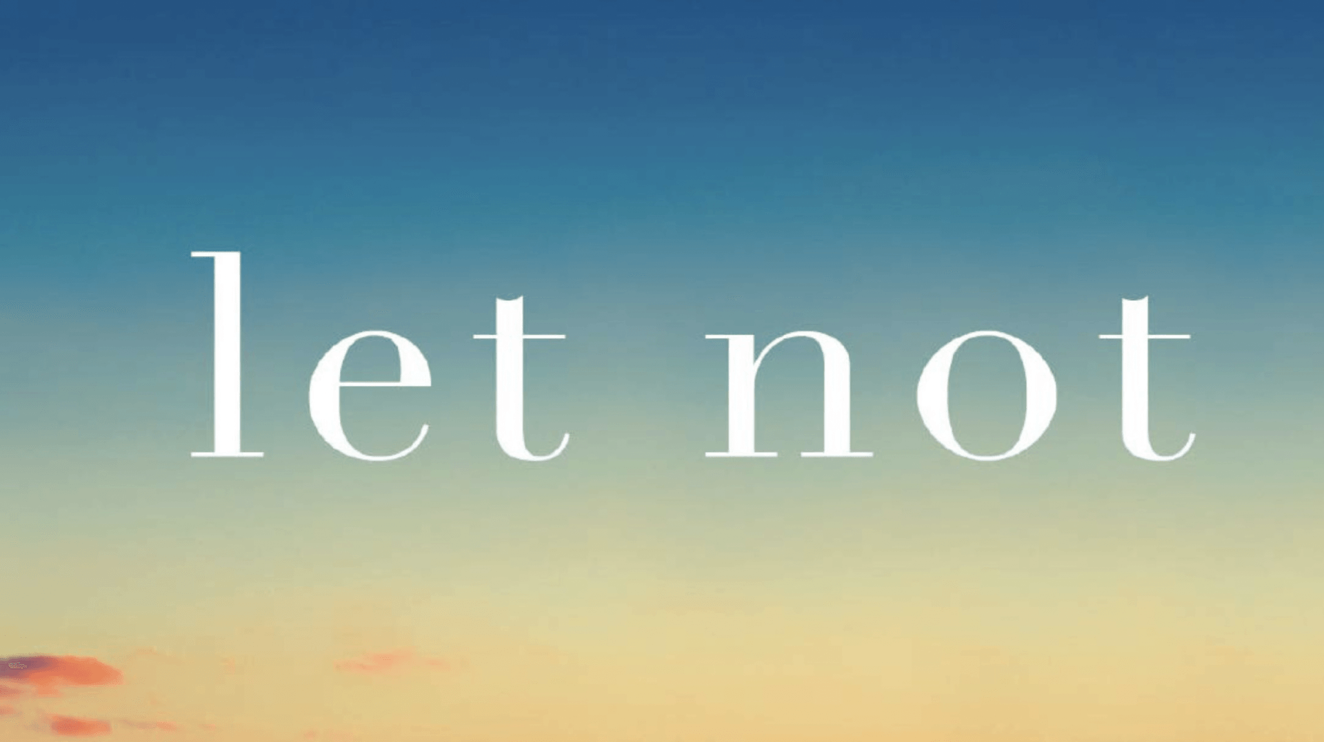 Let Not Your Hearts Be Troubled | Mace Hall