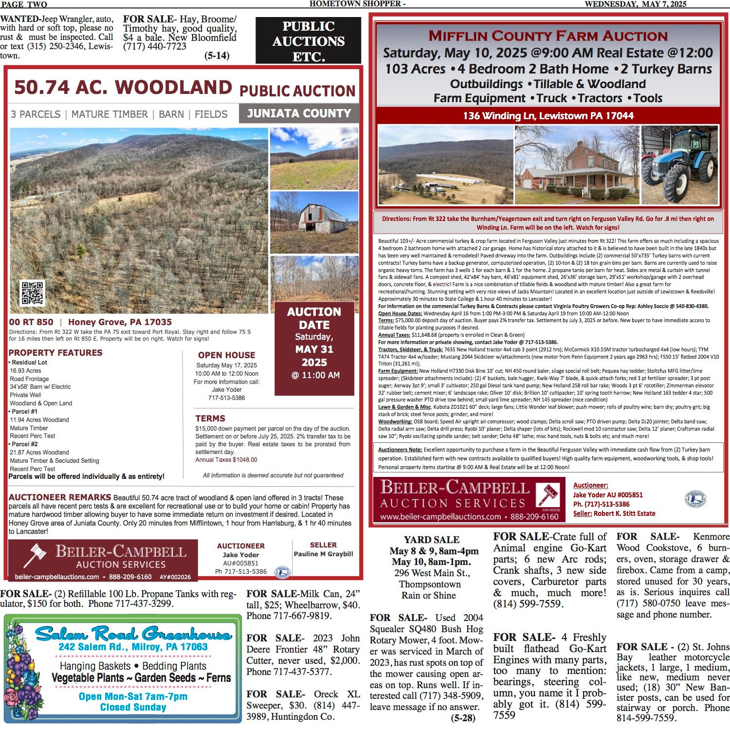 Weekly Magazine | Mifflintown, PA | Hometown Shopper