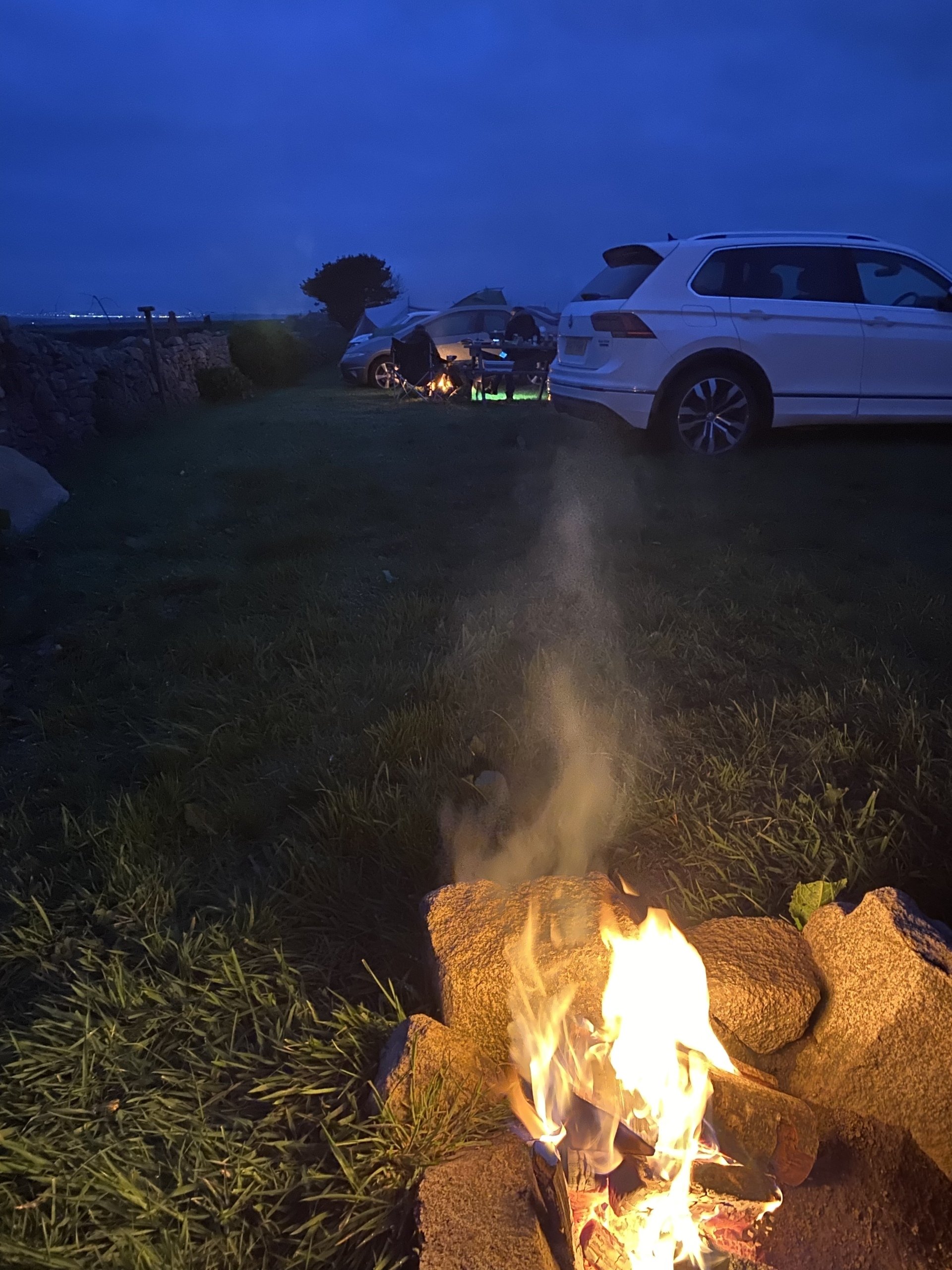 Sea view camping at Dropped Anchor