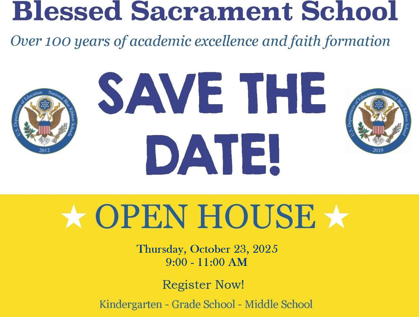 Blessed Sacrament School | Catholic School