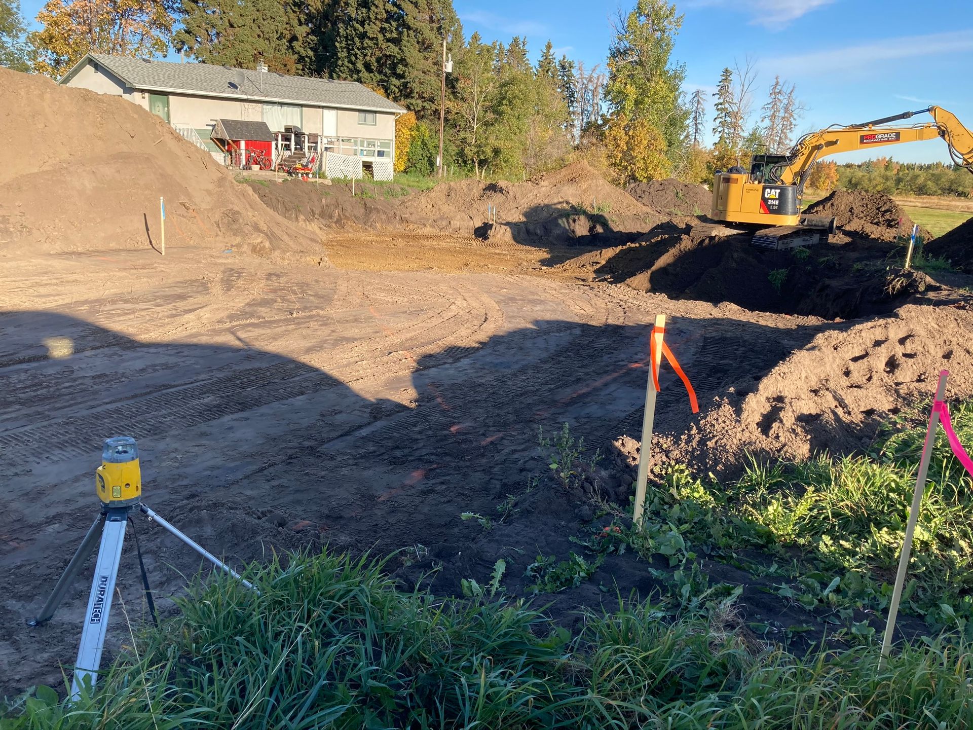 Laser Grading Services | Best Contracting Company | Ponoka | Red Deer