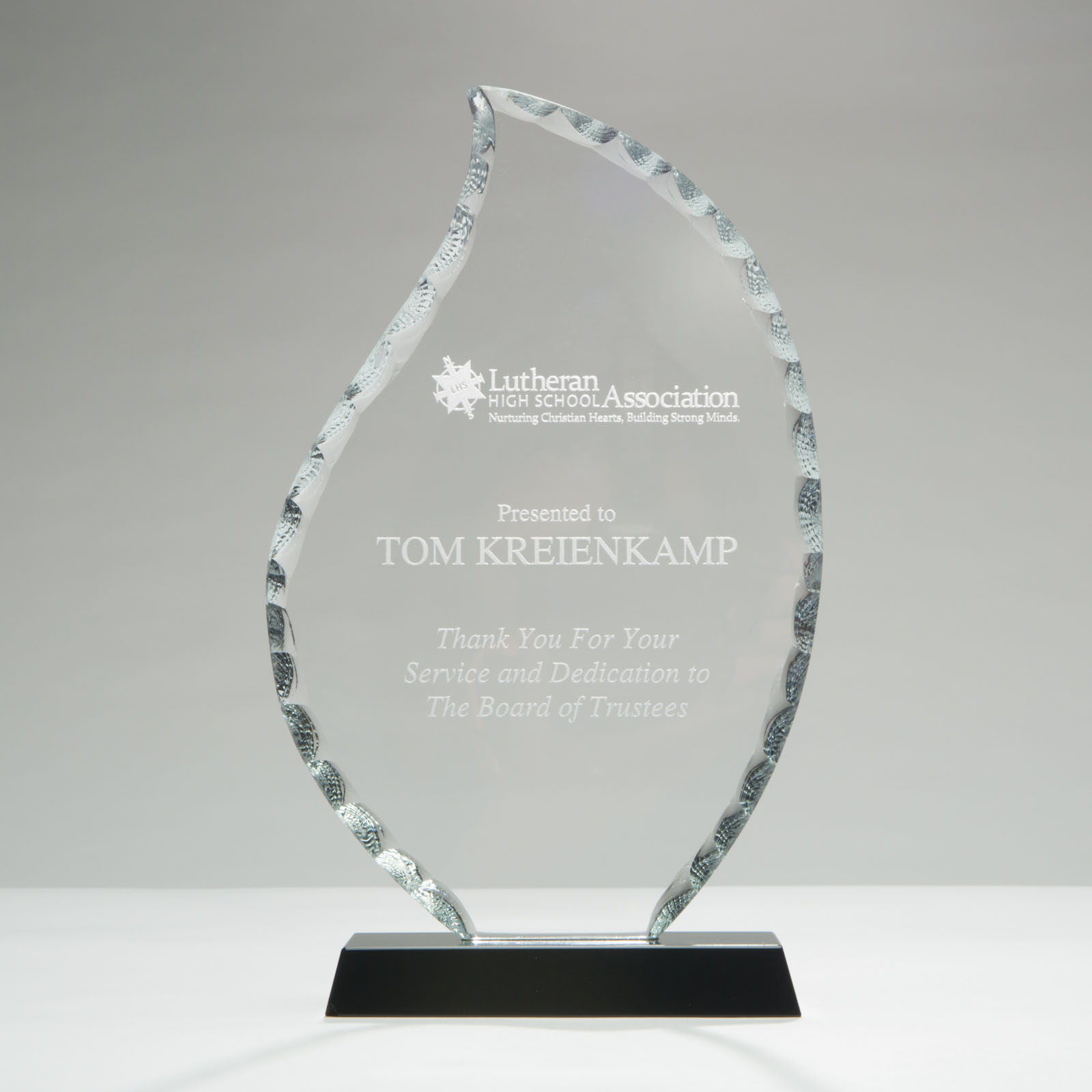 Custom Glass Awards | Woltman Trophies & Awards | St. Louis