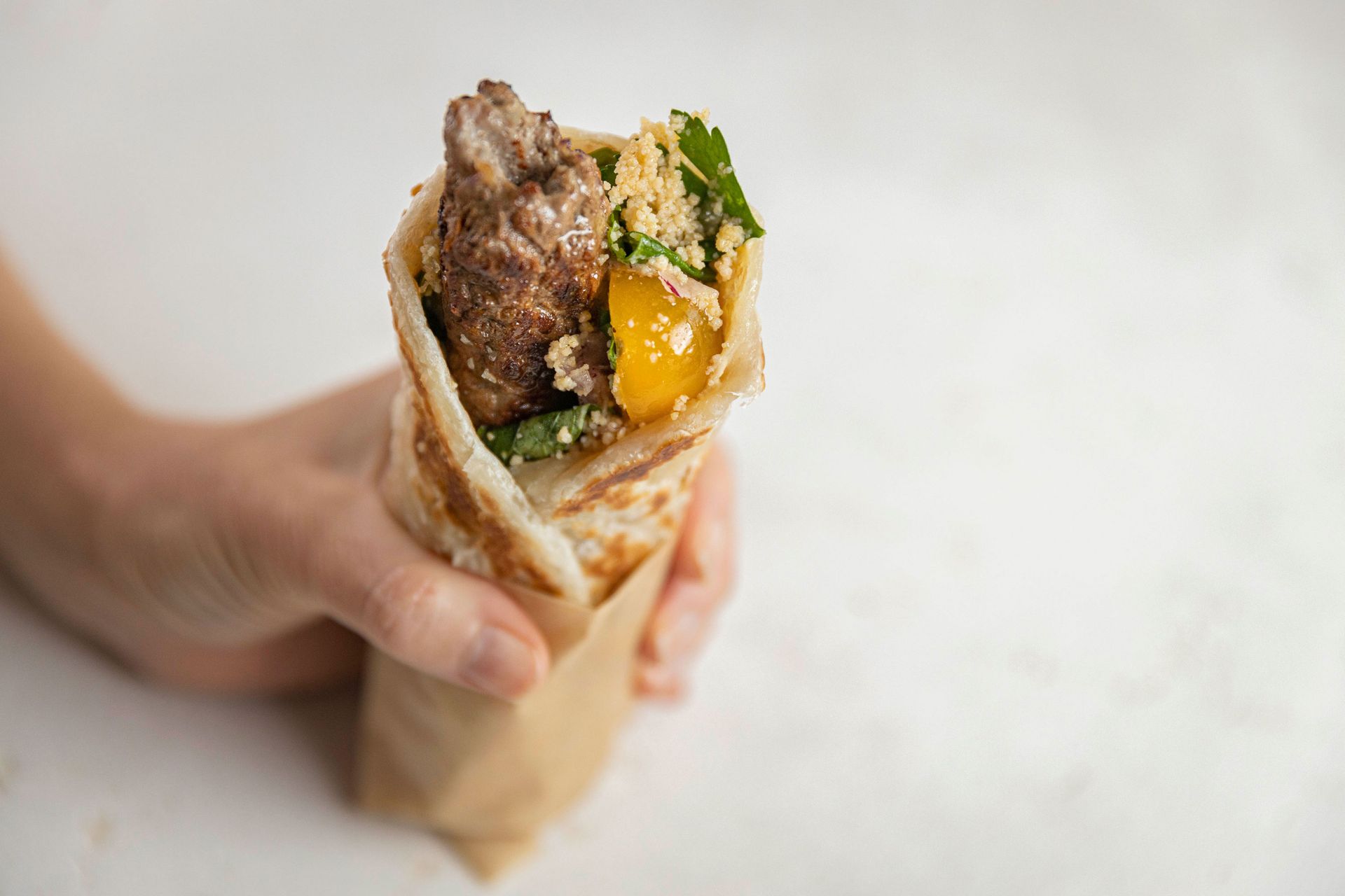 Lamb Kofta Kathi Rolls