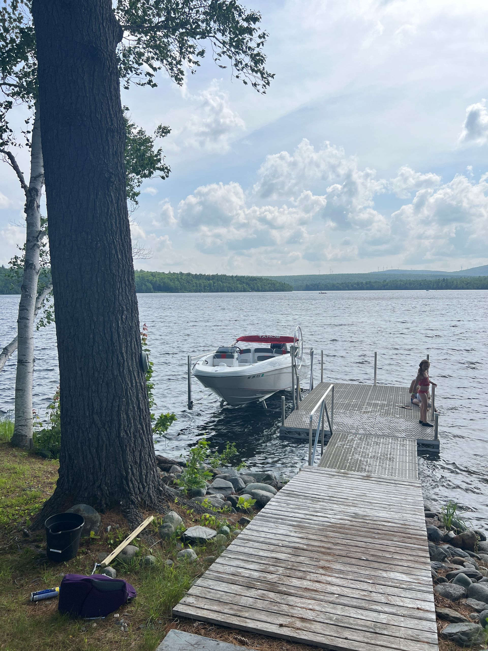Lisbon Boat Dock Maine