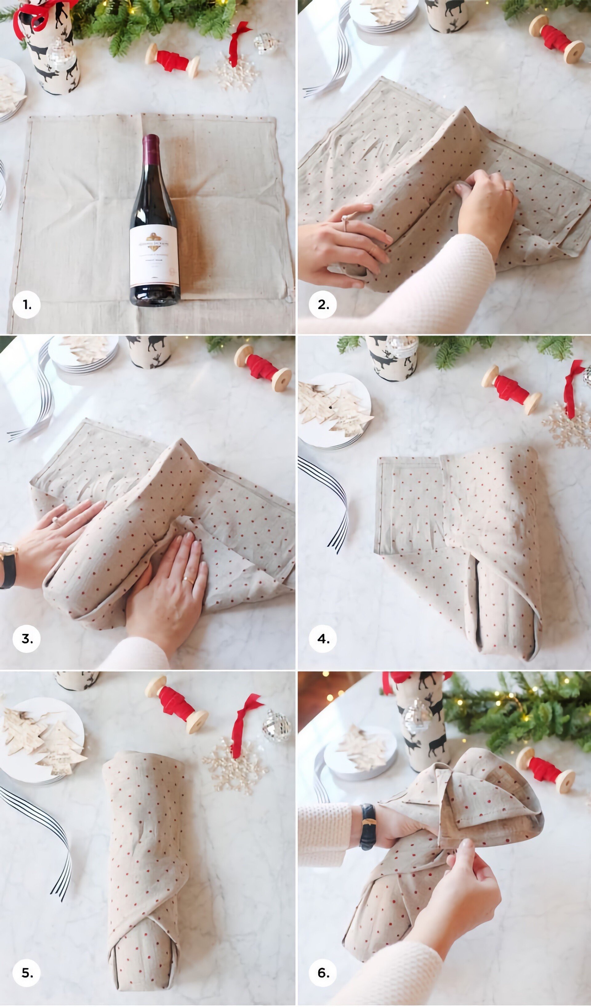 5 DIFFERENT WAYS TO WRAP A BOTTLE OF WINE THIS CHRISTMAS