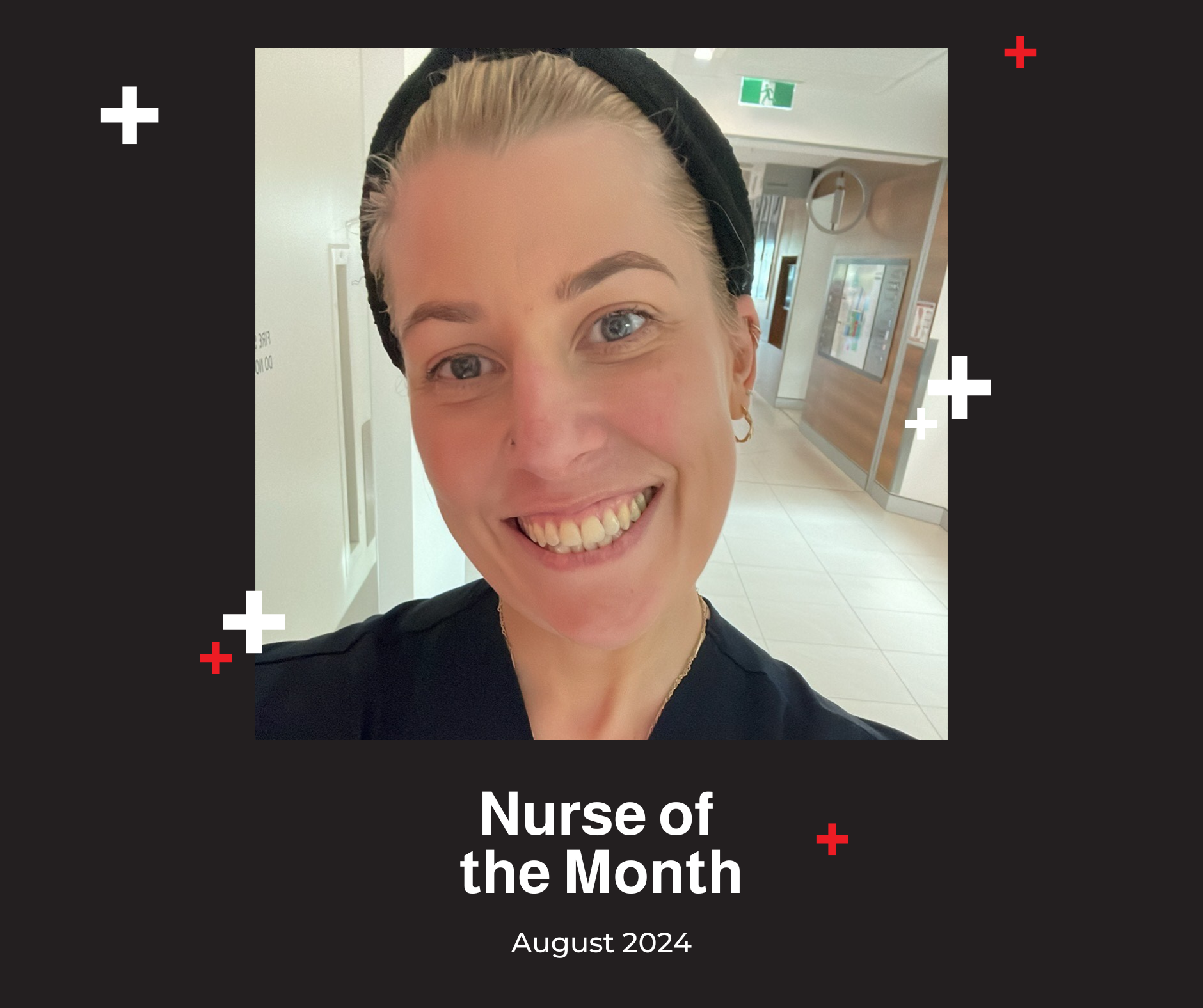 Nurse of the month August 2024 - Kat