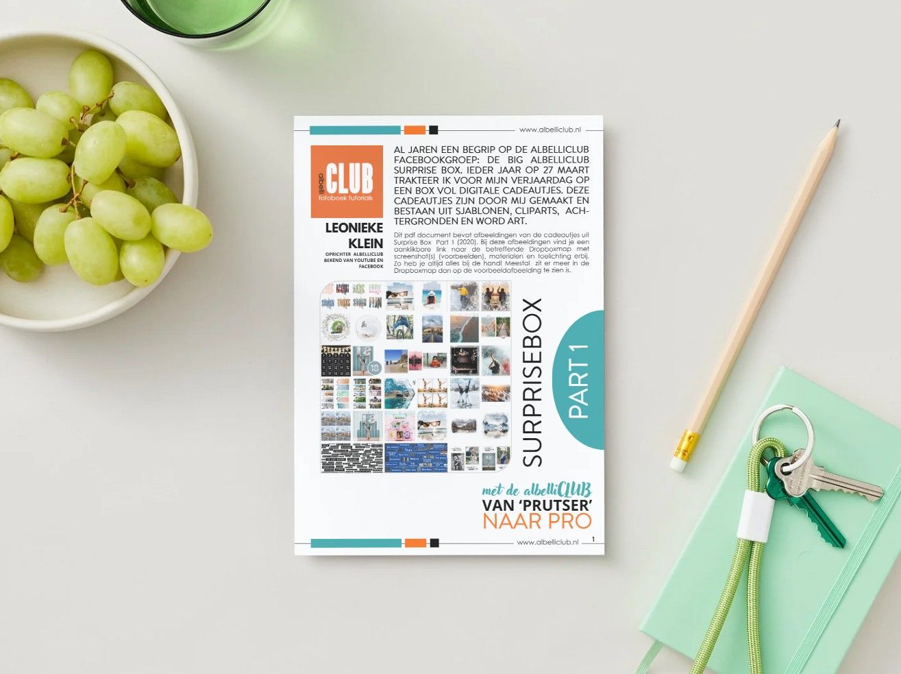 PDF Overzicht albelliCLUB fotoboek tutorials