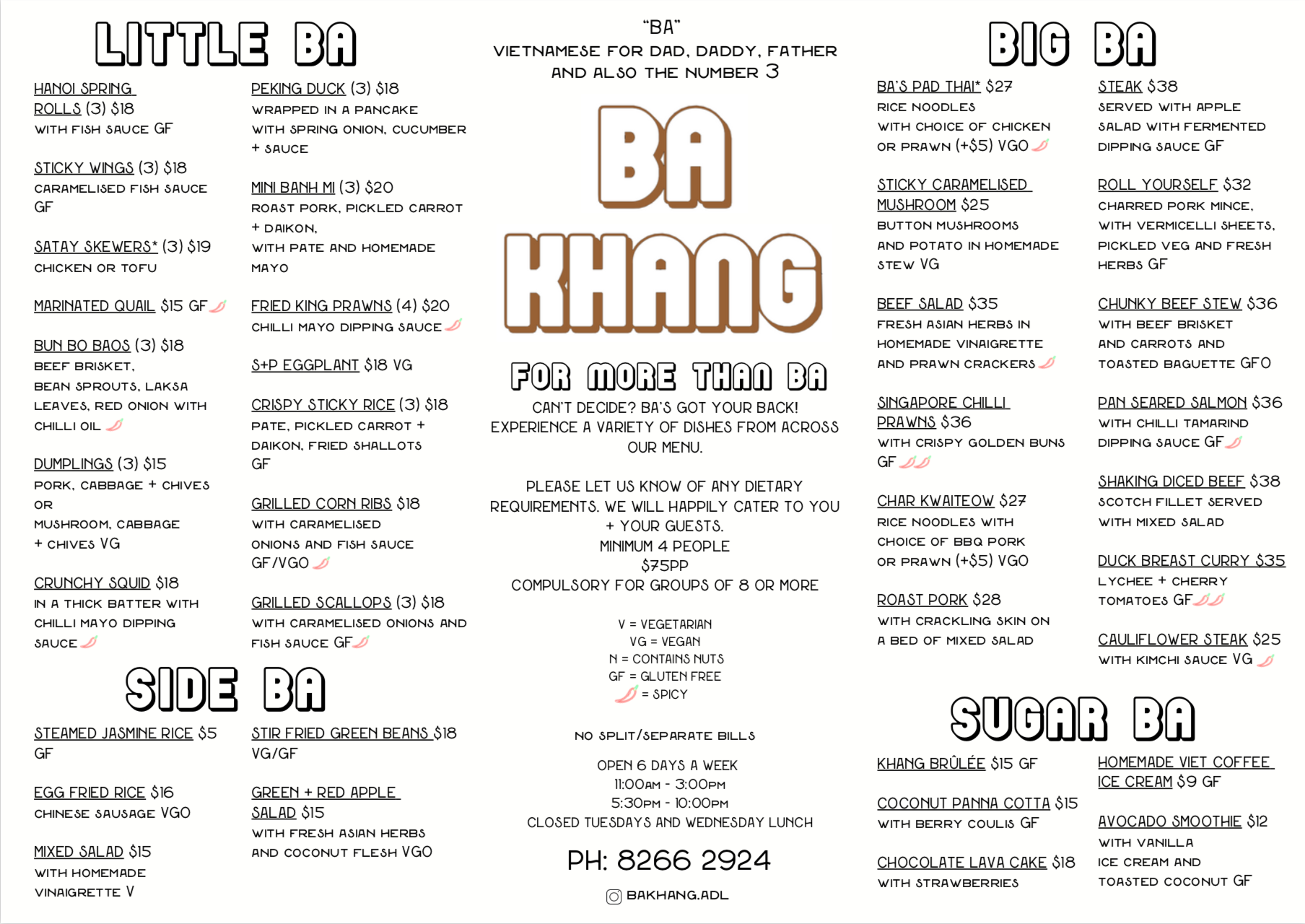 Explore the Diverse and Flavorful Menu in West Lakes