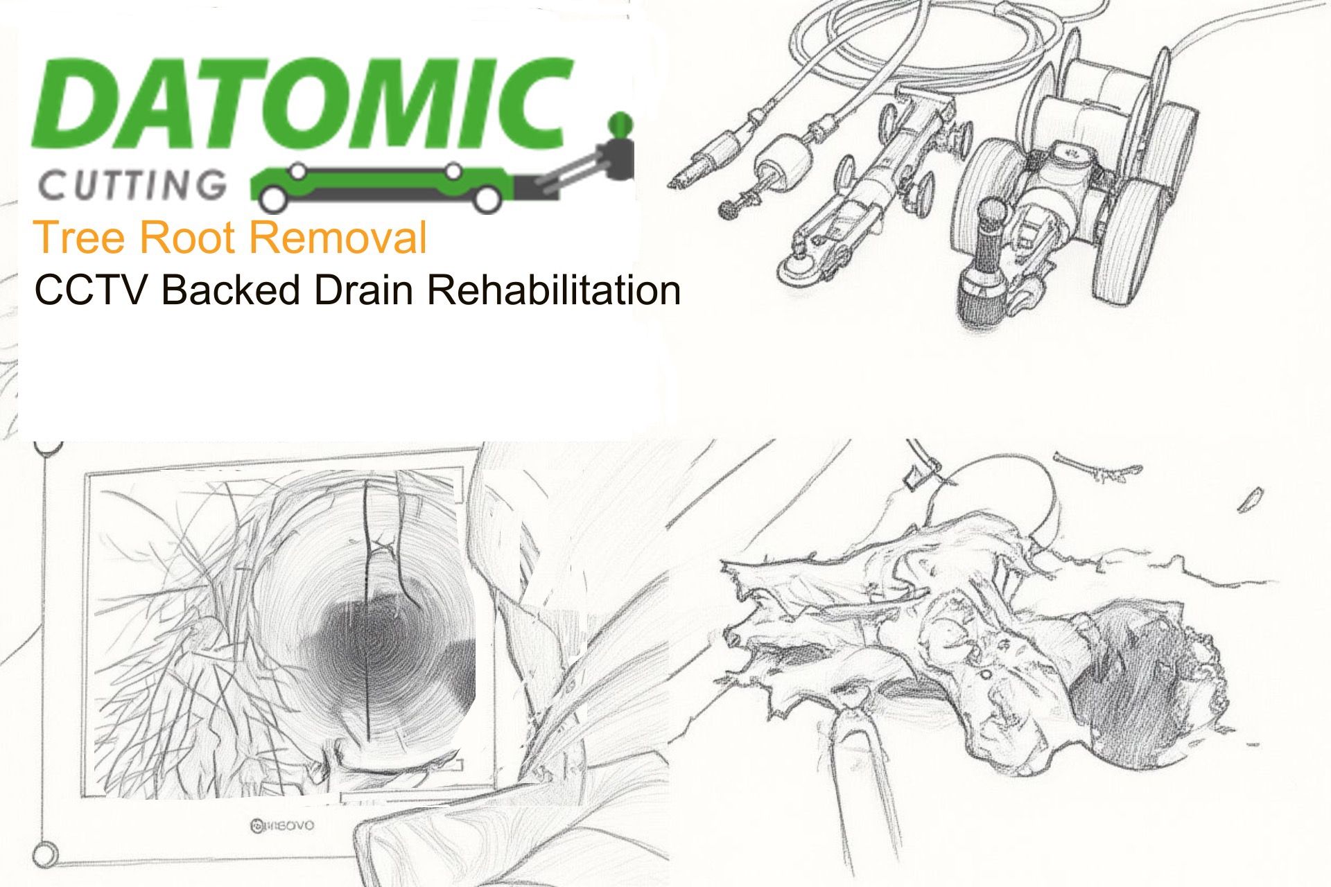 Commercial Tree Root Removal in Drain - Nationwide 24/7