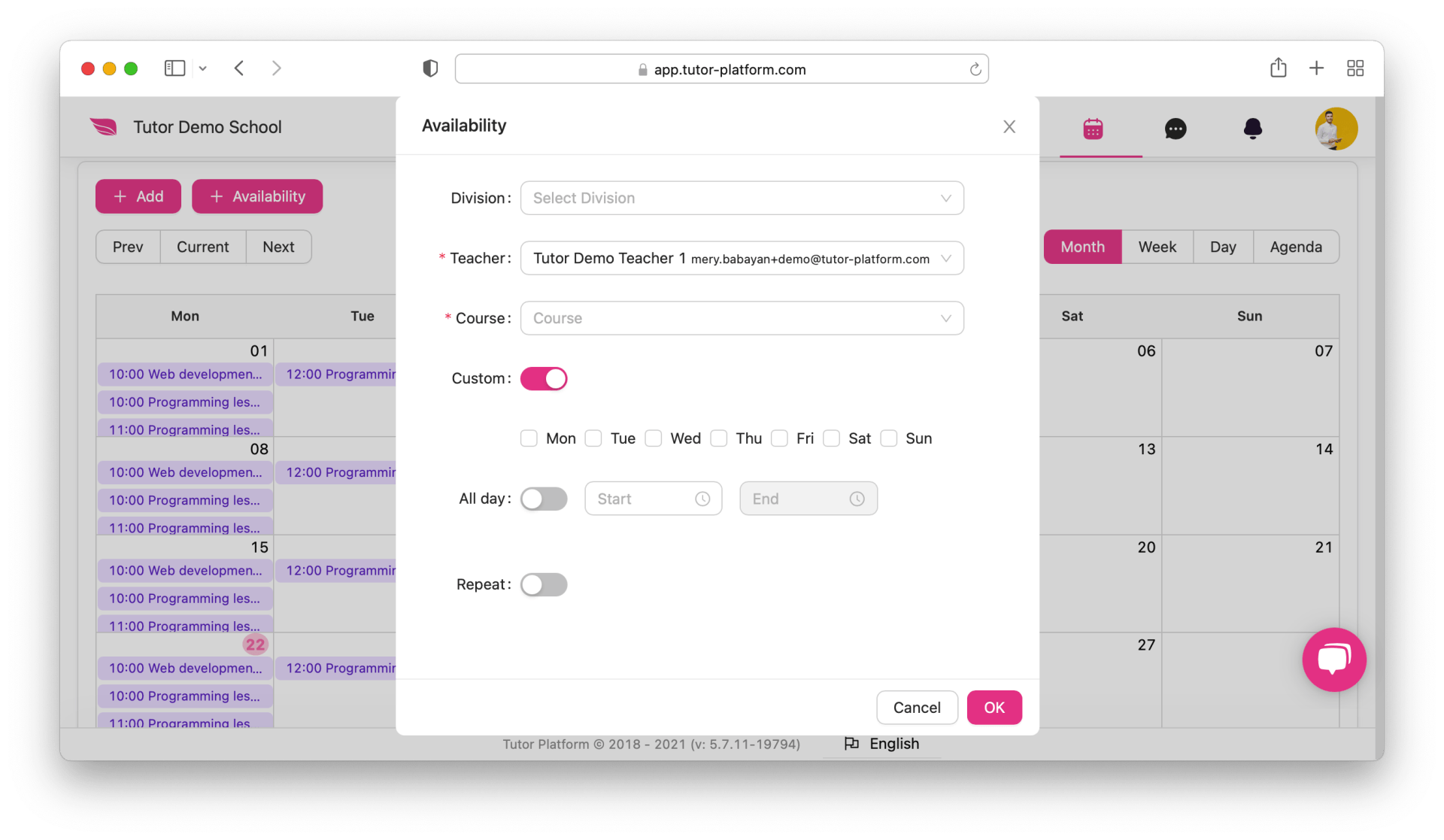 Group Management On Tutor Platform