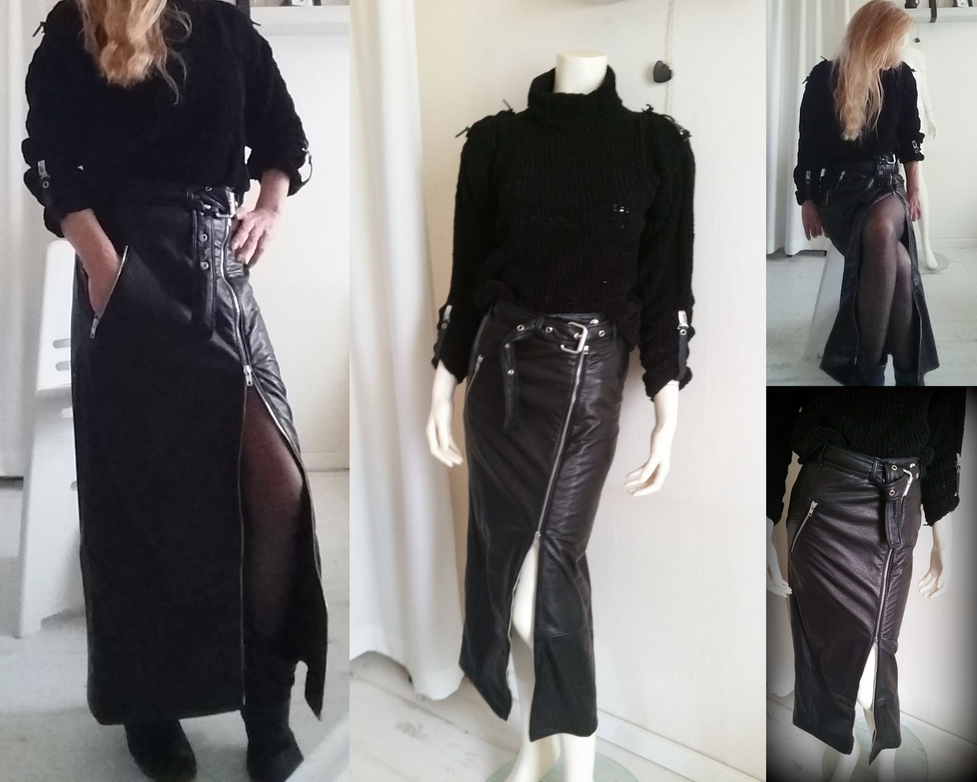 Leren rokken | Leren Dameskleding | Les Femmes Ledermode