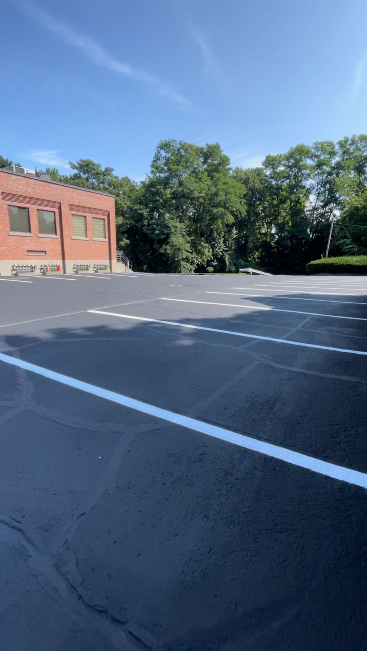 West Hartford Parking Lot Sealcoating | Crack Filling & Striping