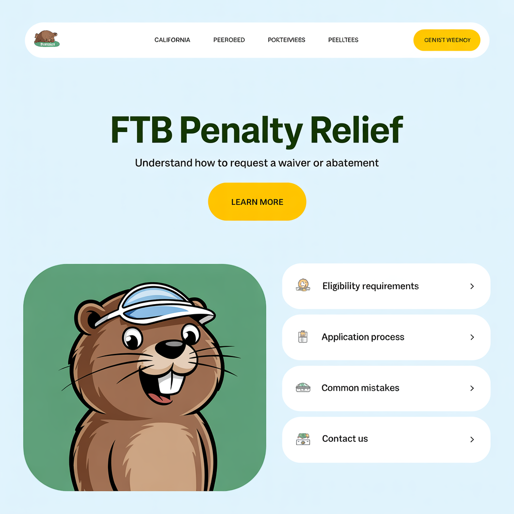 How to Get FTB Penalty Relief in California | Orange County CPA