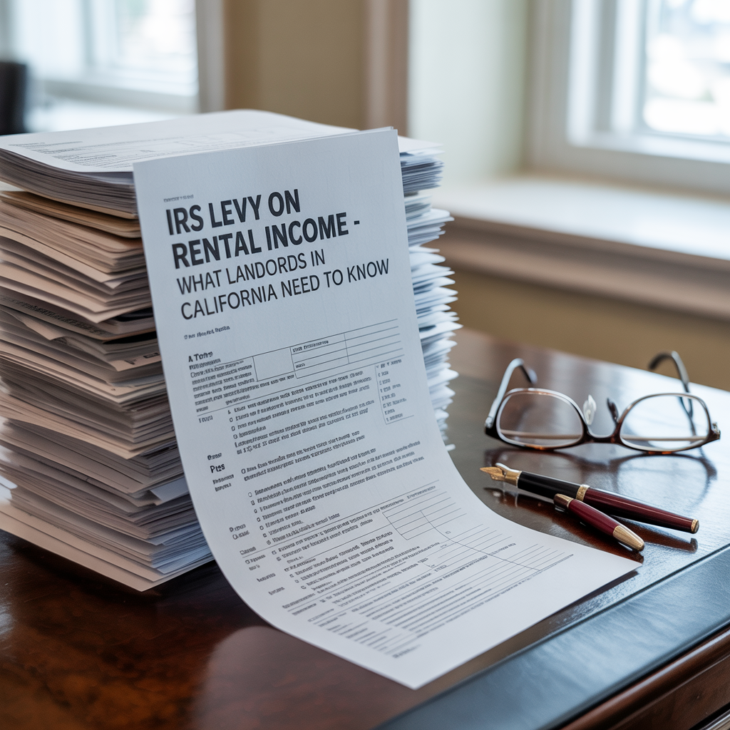 IRS Levy on Rental Income – What California Landlords Need to Know ...