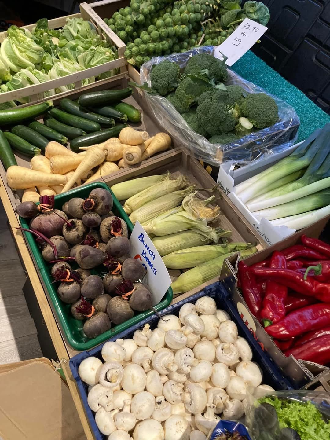 Harefield Farm Shop at Moss End Garden Village, Berkshire