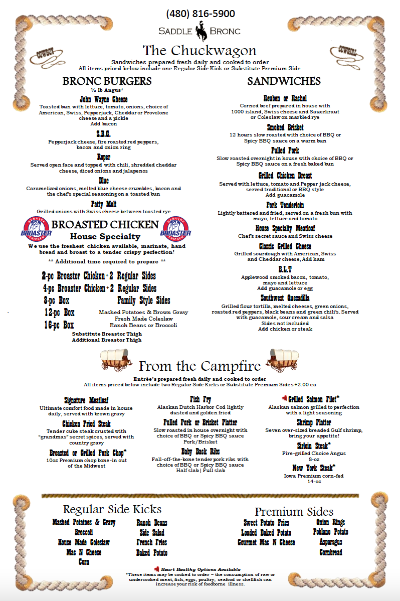 OUR MENU