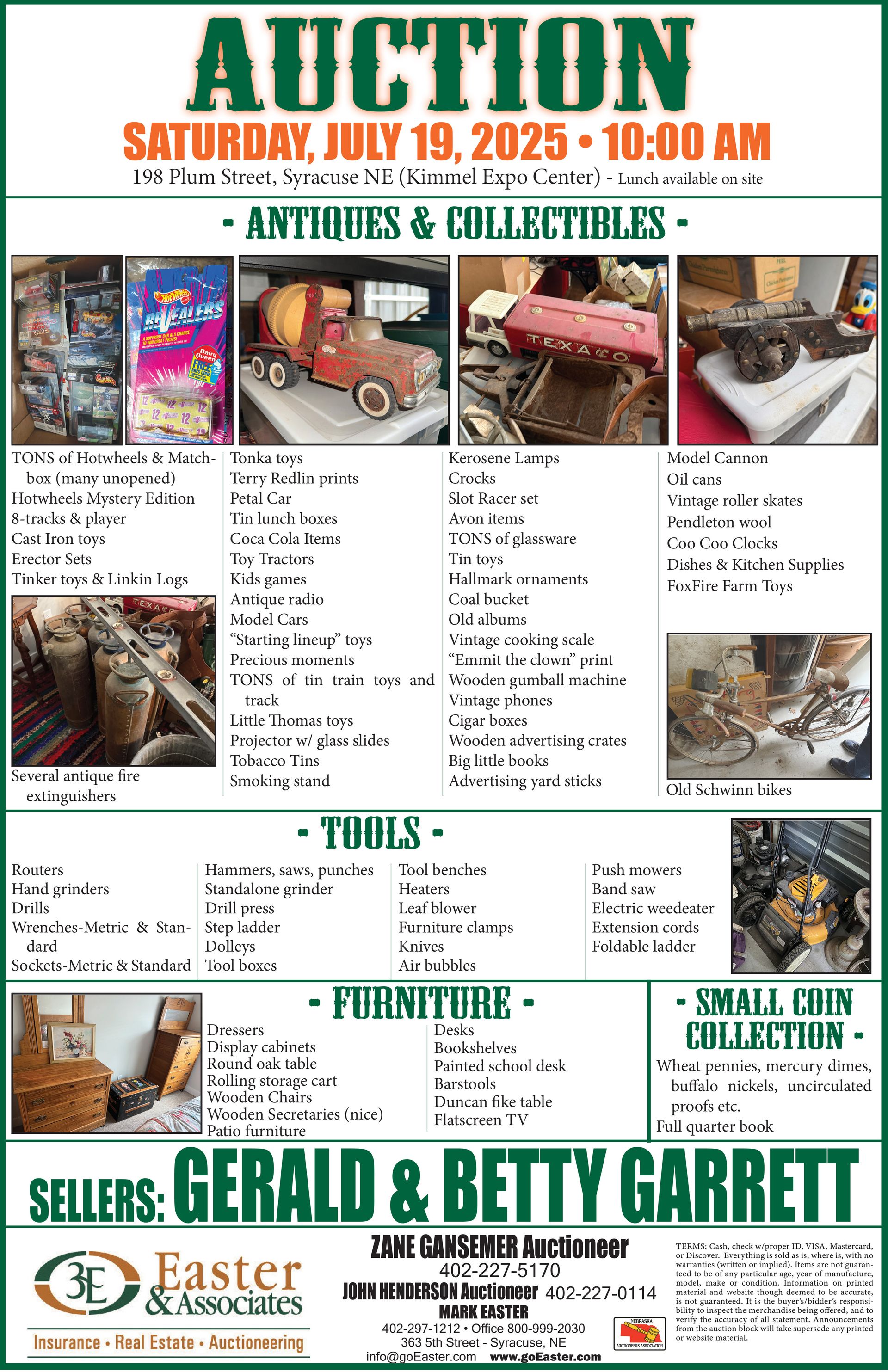 Personal Property Auctions | Easter & Associates