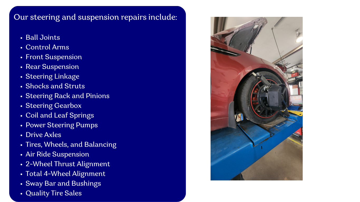Steering & Suspension Services | Beer's Automotive