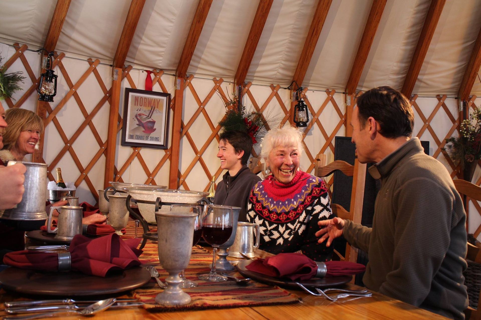 Viking Yurt Gallery | Park City Sleigh Ride Dinner