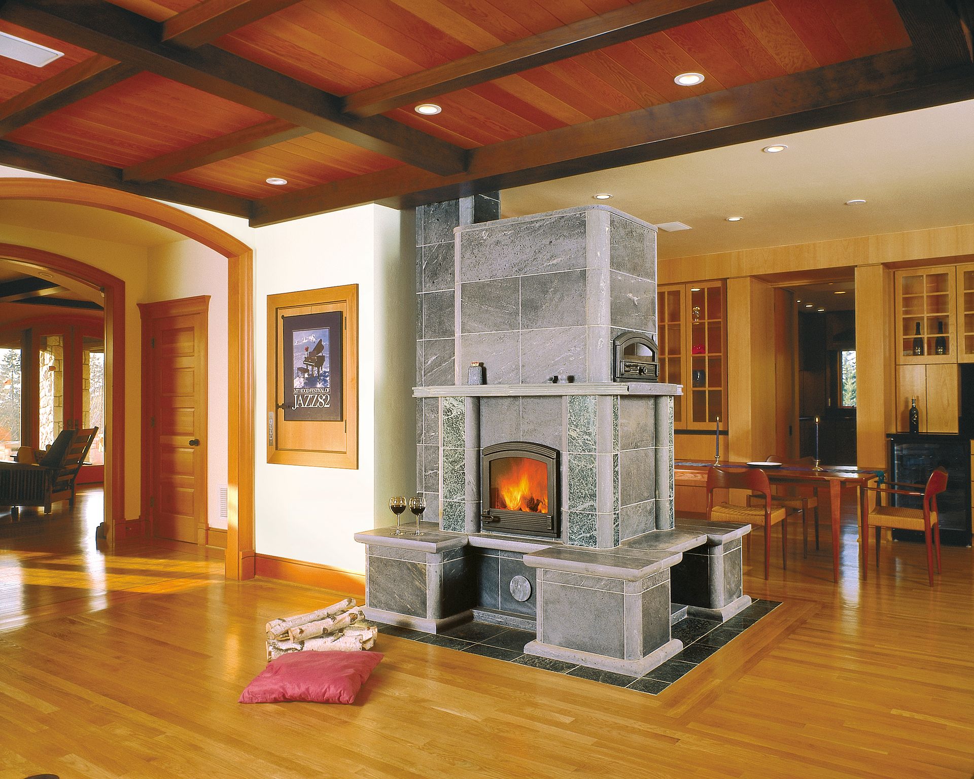 Efficient Tulikivi Fireplaces | Designs